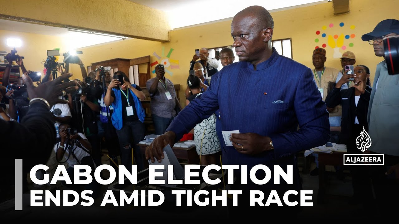 Gabon presidential election ends as polling stations close across the ...