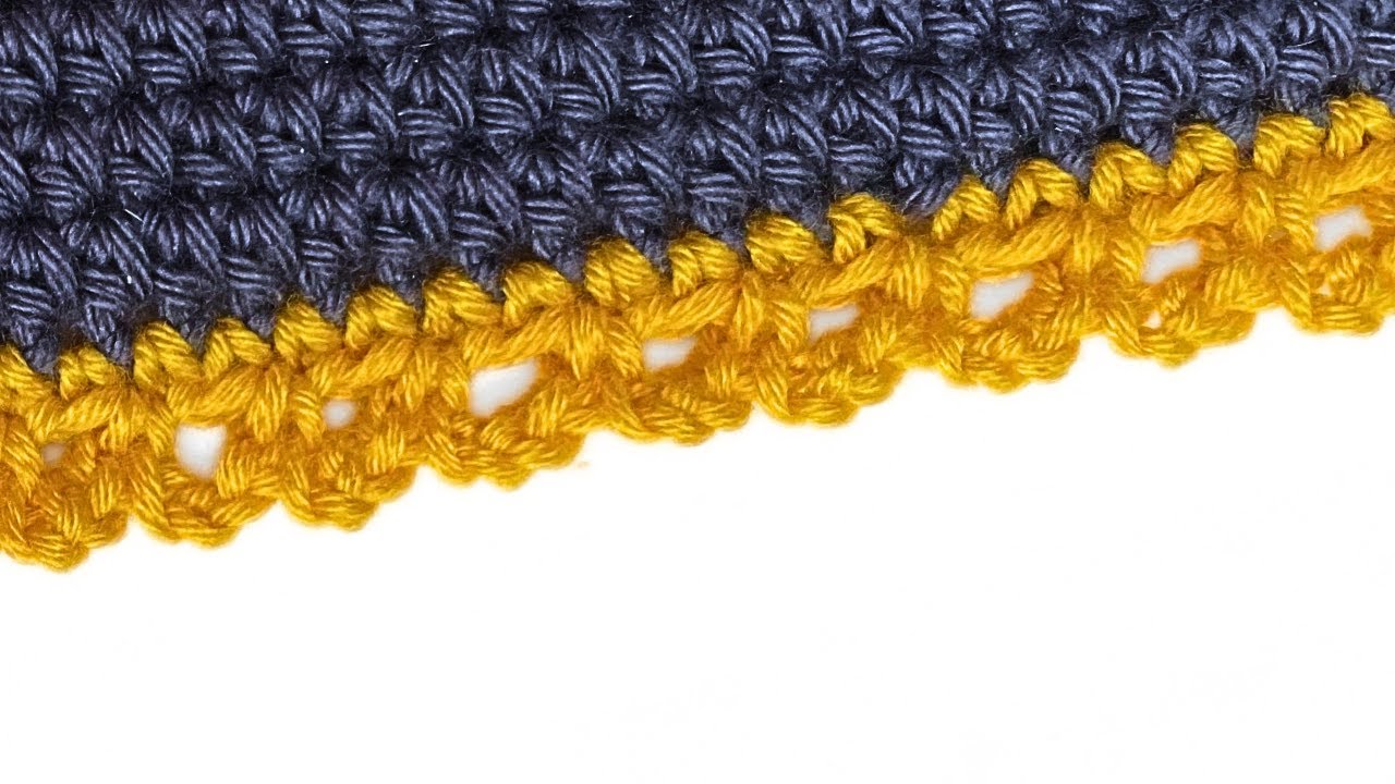Learn to Crochet The CHAIN ARCH EDGE - YouTube