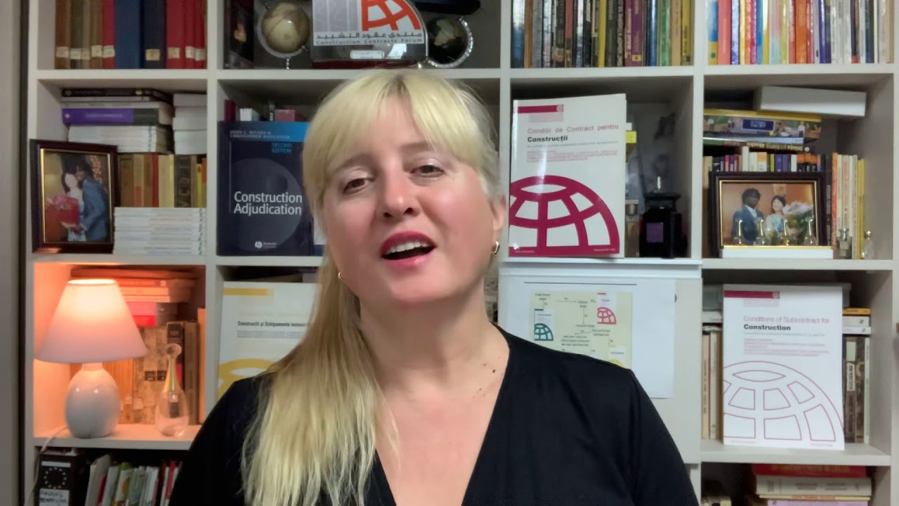 Alina Oprea - contractele de constructii FIDIC pe scurt - YouTube