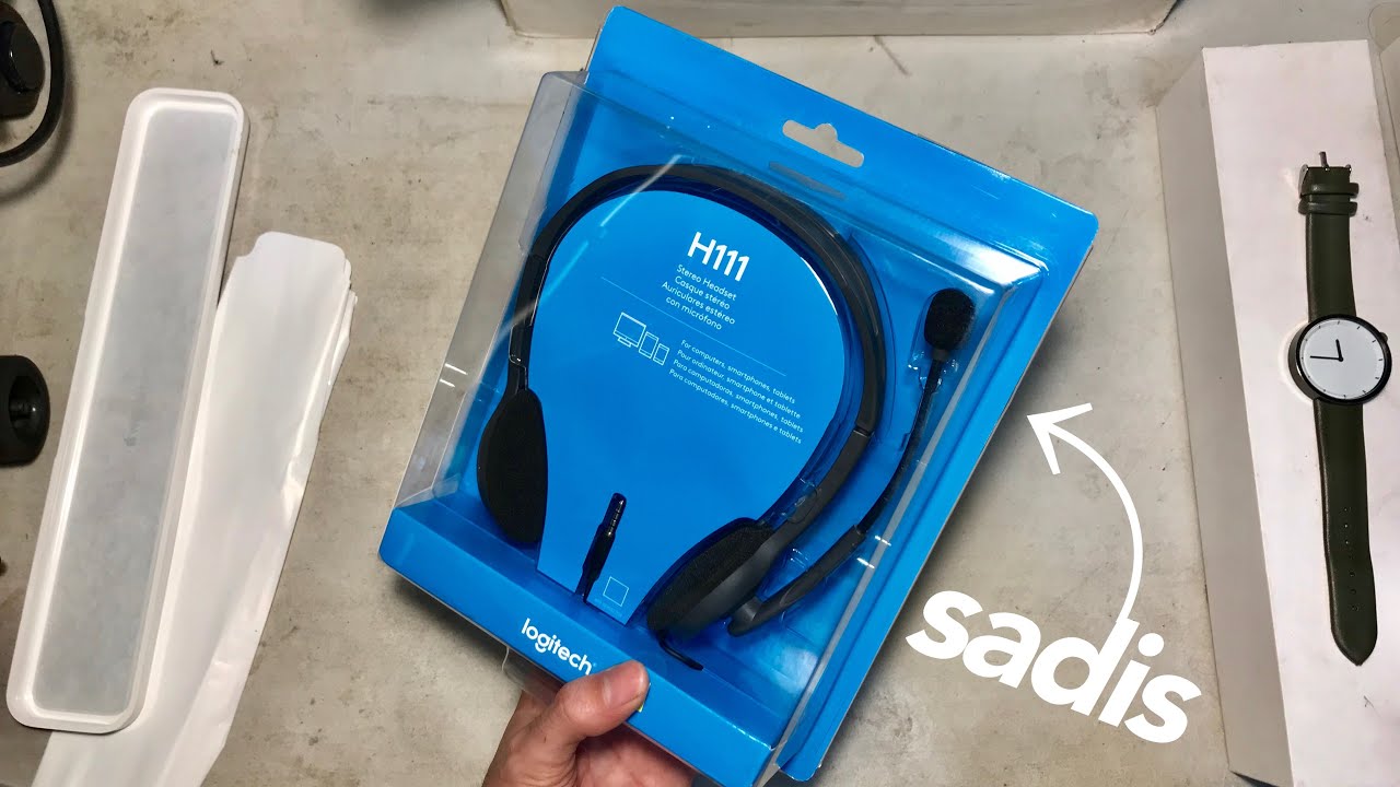 Unboxing Headset Warnet - YouTube