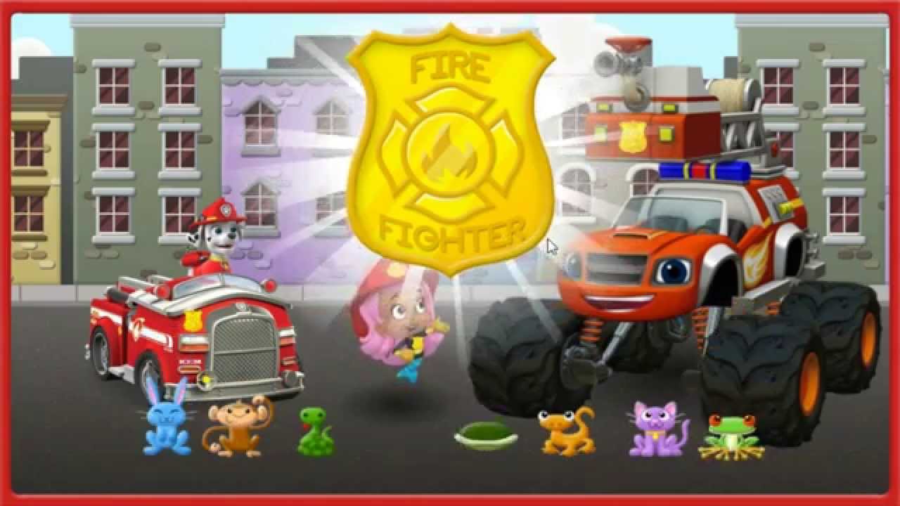 Nick Jr Games - FireFighters | Kids games Universe - YouTube