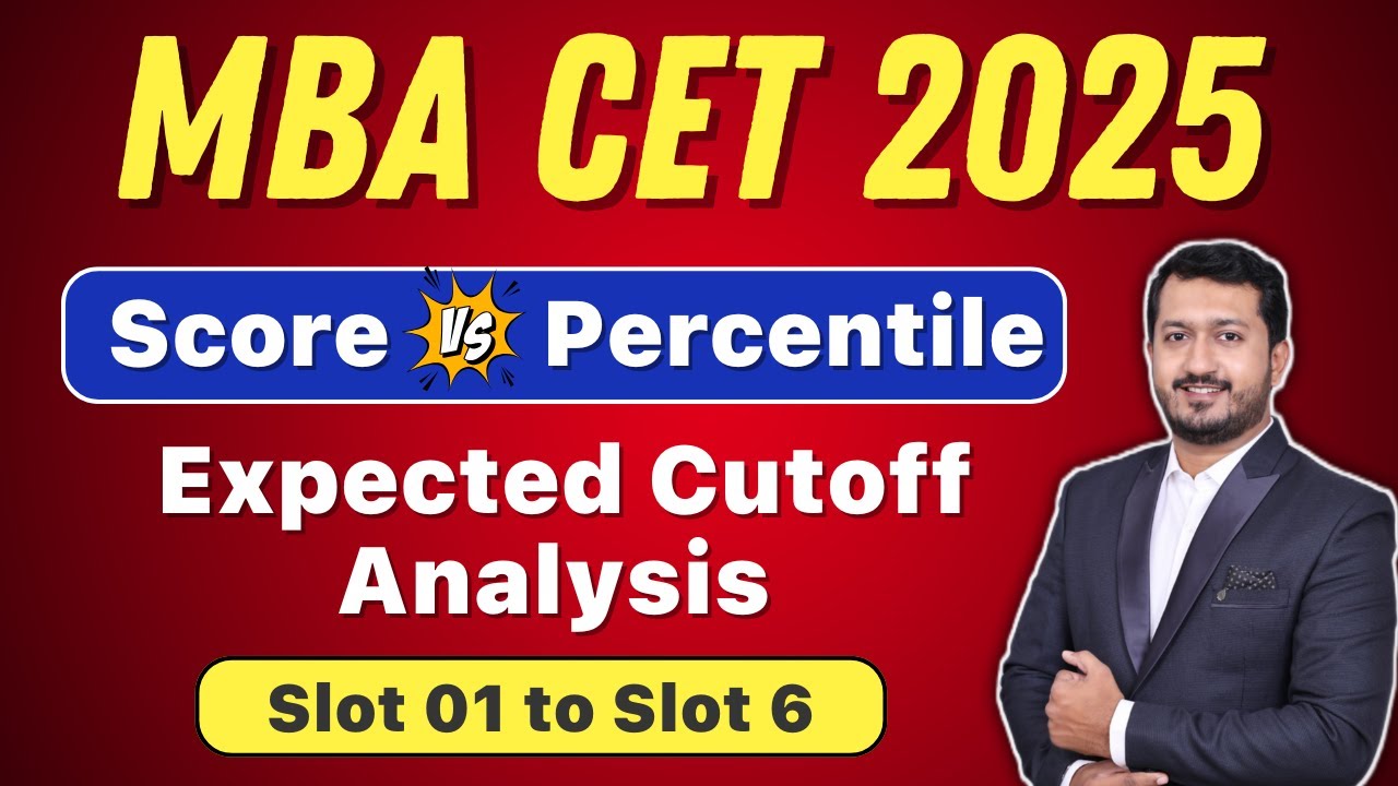 MBA CET 2025: Slot-wise Score vs Percentile | Expected Cutoff Analysis ...