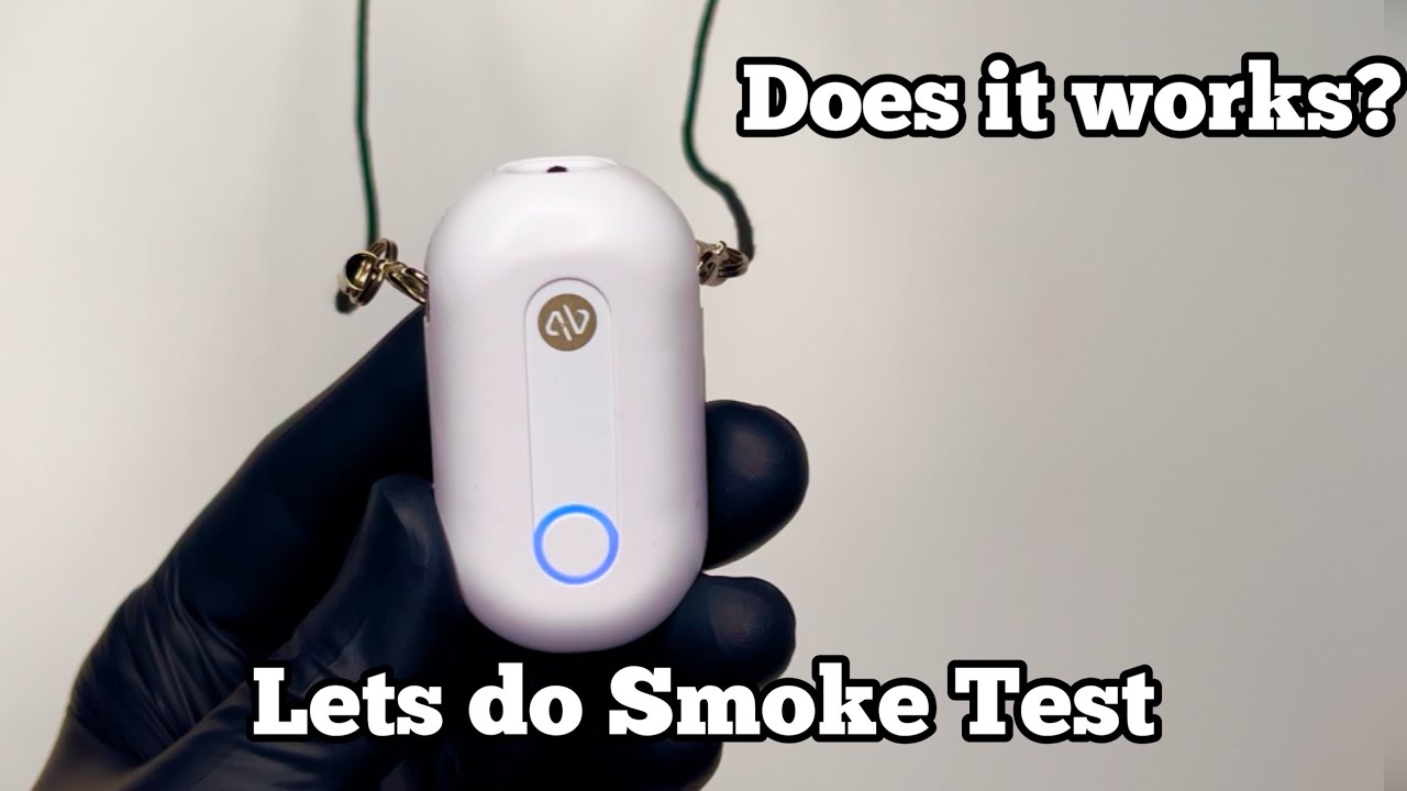 Testing the Atovio Pebble Air purifier | Air purifier Test | - YouTube