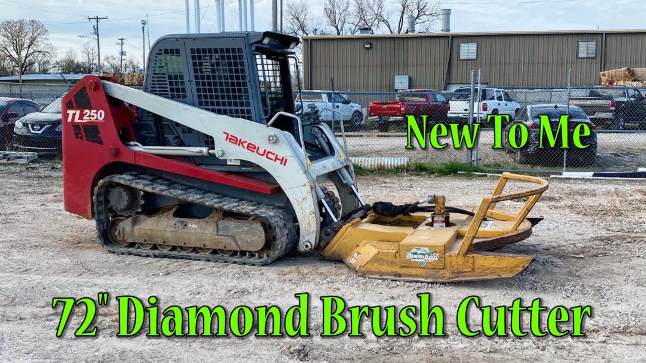 My New To Me 72" Diamond Brush Cutter - YouTube