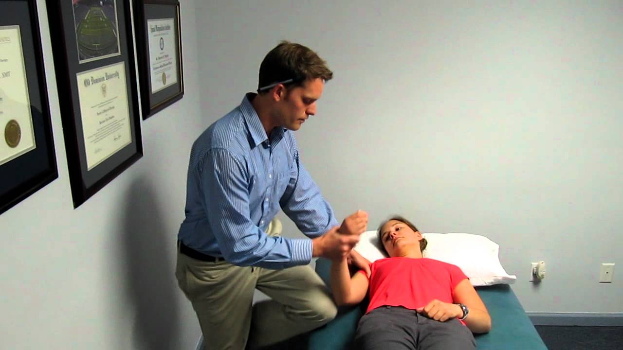 Humeral Head A/P Glide with PROM - YouTube