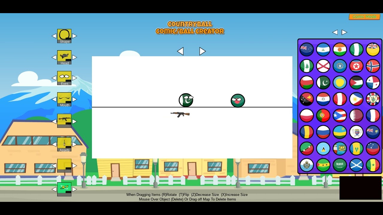 Countryball comic maker - YouTube