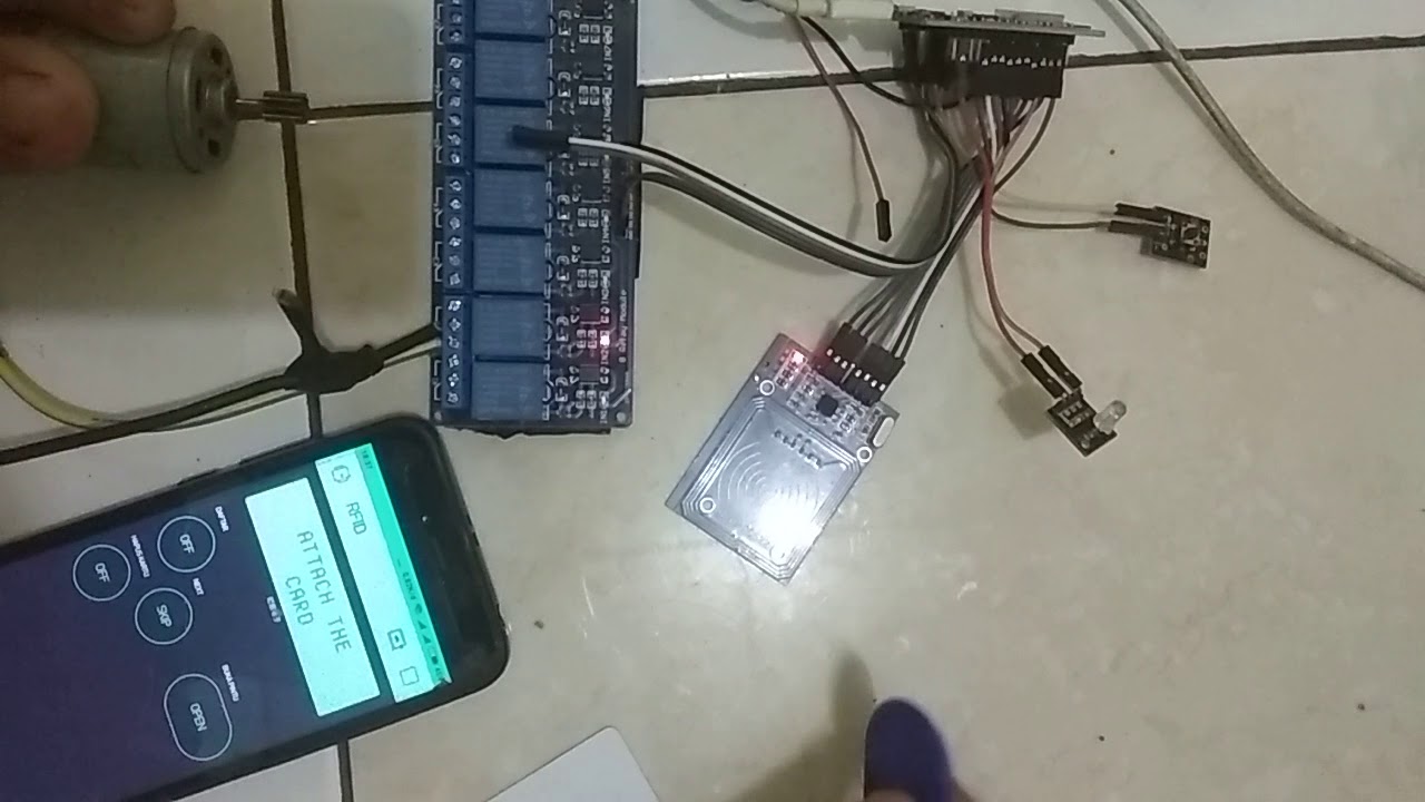 Nodemcu + RFID + Blynk + Relay - YouTube