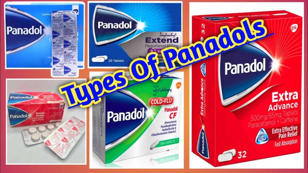 Different Types Of Panadol Tablets | Uses of Panadol Tablets | Dosage ...