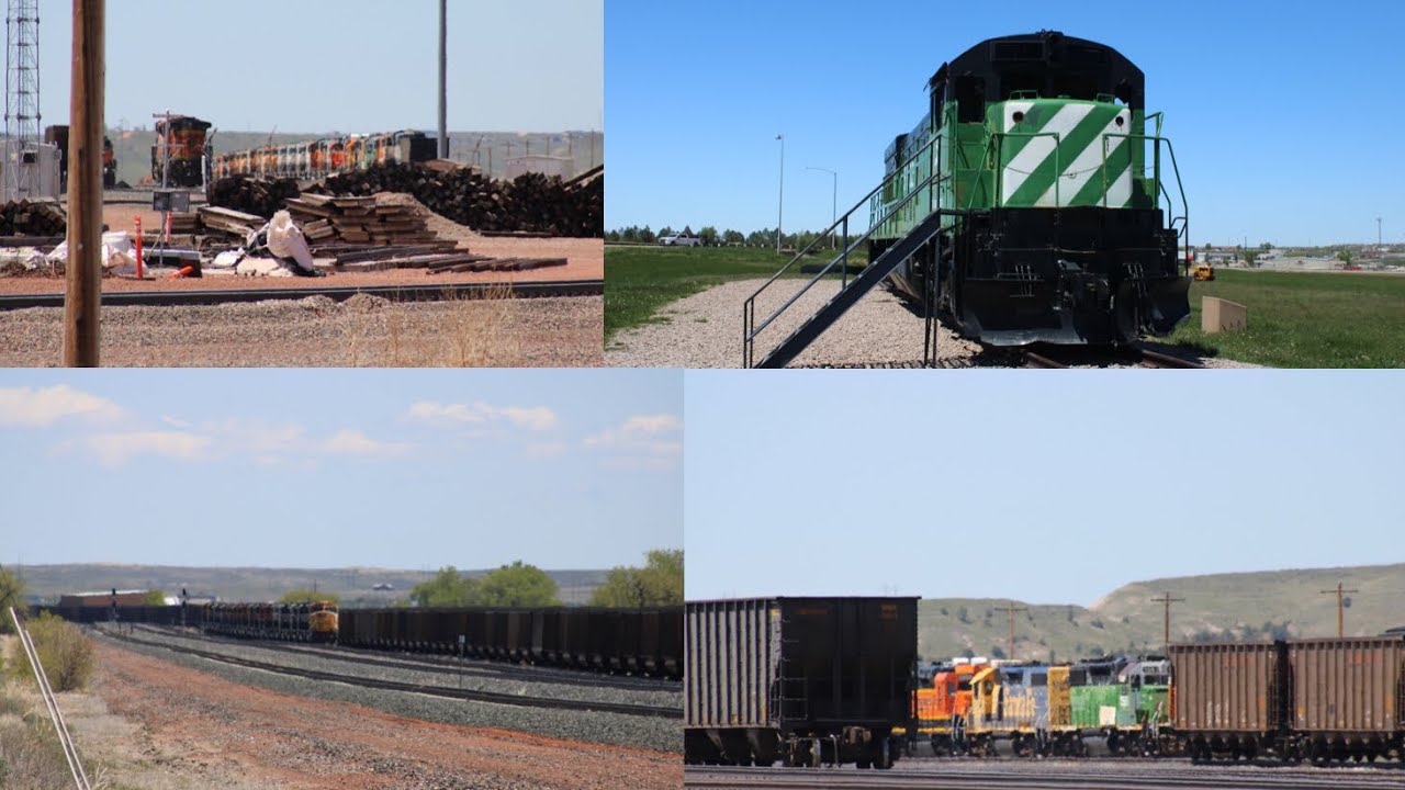 Trains Of Gillette, WY Feat. Executive Macs, Smurf, Patched BN, & Cab Tour Of Ex-BN 5802 ...