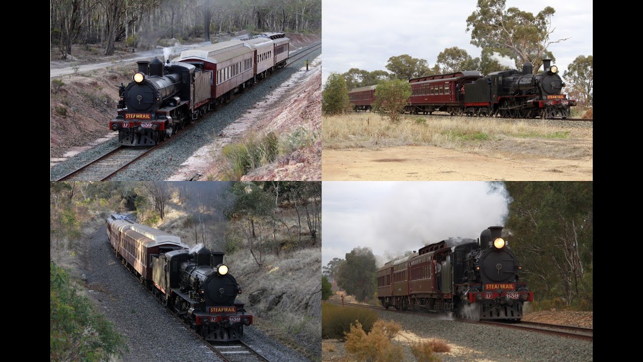 Australian Steam Trains: Steamrail Victoria's Echuca Overlander with D3 ...