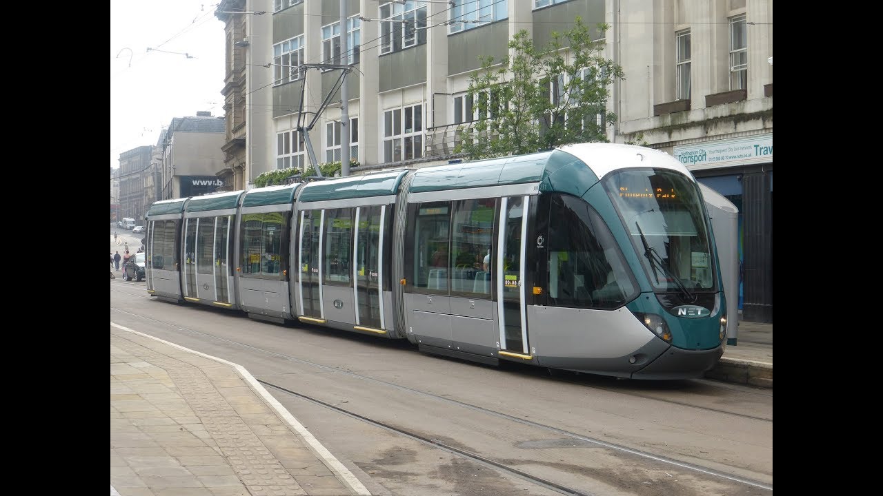 Nottingham Express Transit - Tram 231 to Phoenix Park - YouTube