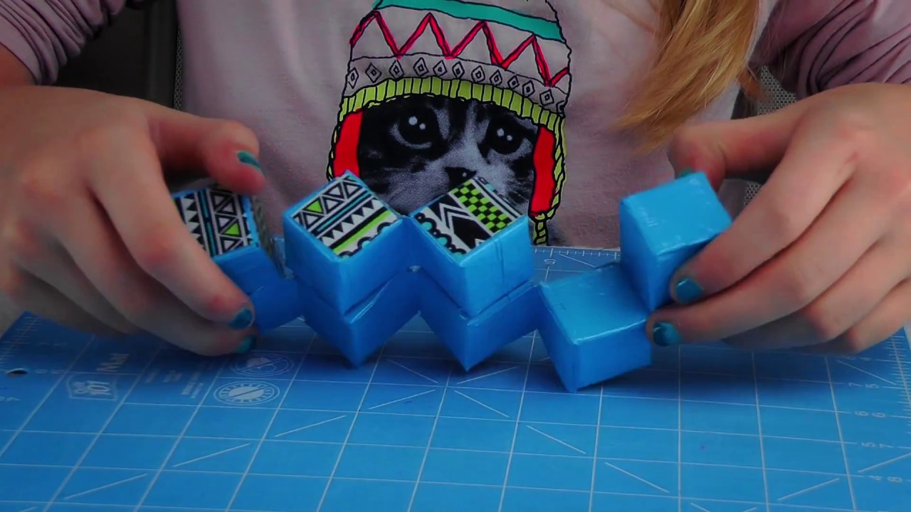 How To Make Duct Tape cubes PART TWO - YouTube