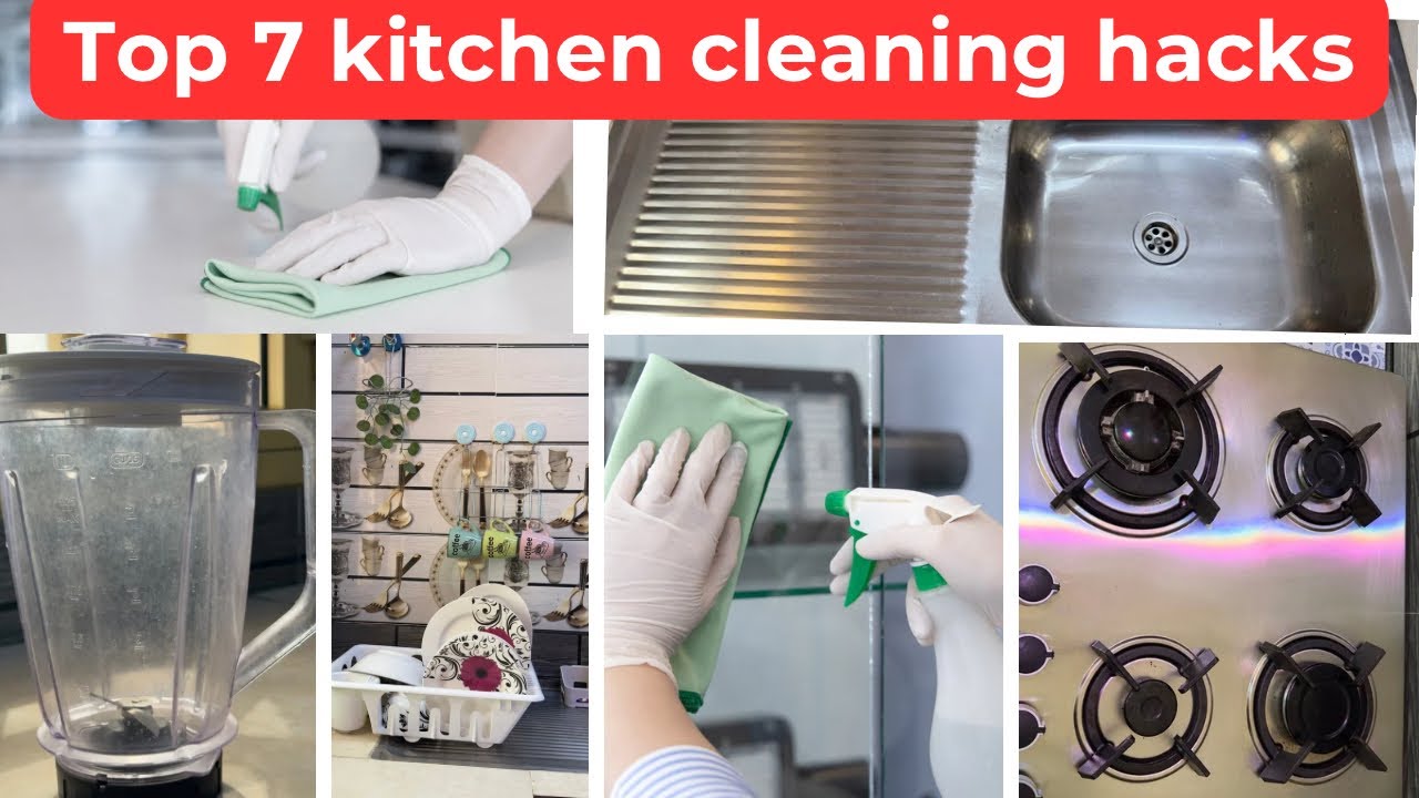 Top kitchen cleaning tips and hacks | must follow for small kitchen ...