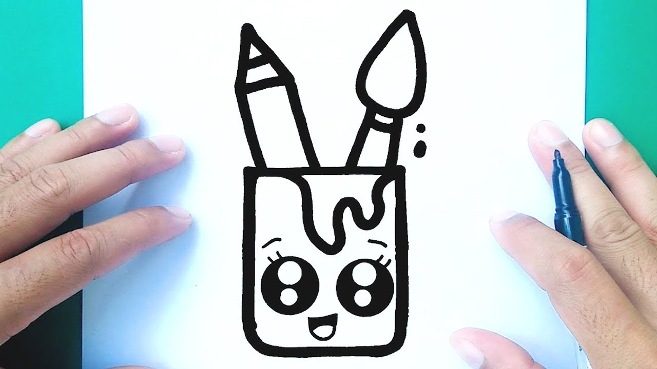 HOW TO DRAW A CUTE ART MATERIAL | SHAHIN ART - YouTube