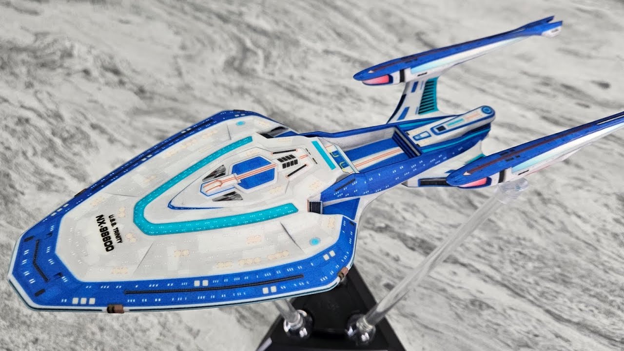 U.S.S. TRINITY Gameprint 3D print (Star Trek Online) - YouTube