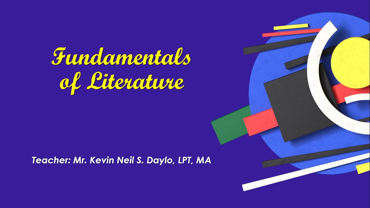 Fundamentals of Literature - YouTube