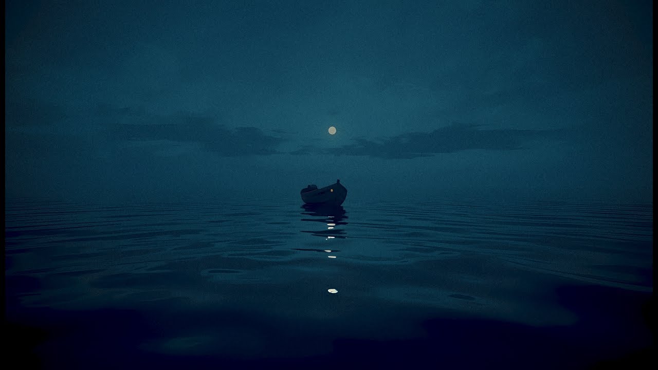 Chill blue lo-fi music inspired by the calm movement of the ocean at ...