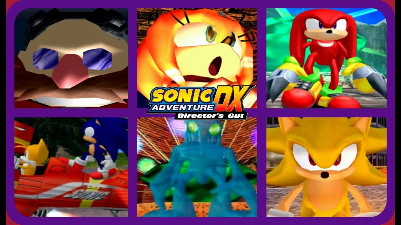 Sonic Adventure Deluxe: Director's Cut The Movie-All Cutscenes - YouTube