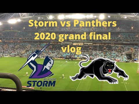 NRL Grand Final Melbourne Storm vs Penrith Panthers Match Vlog 2020 ...