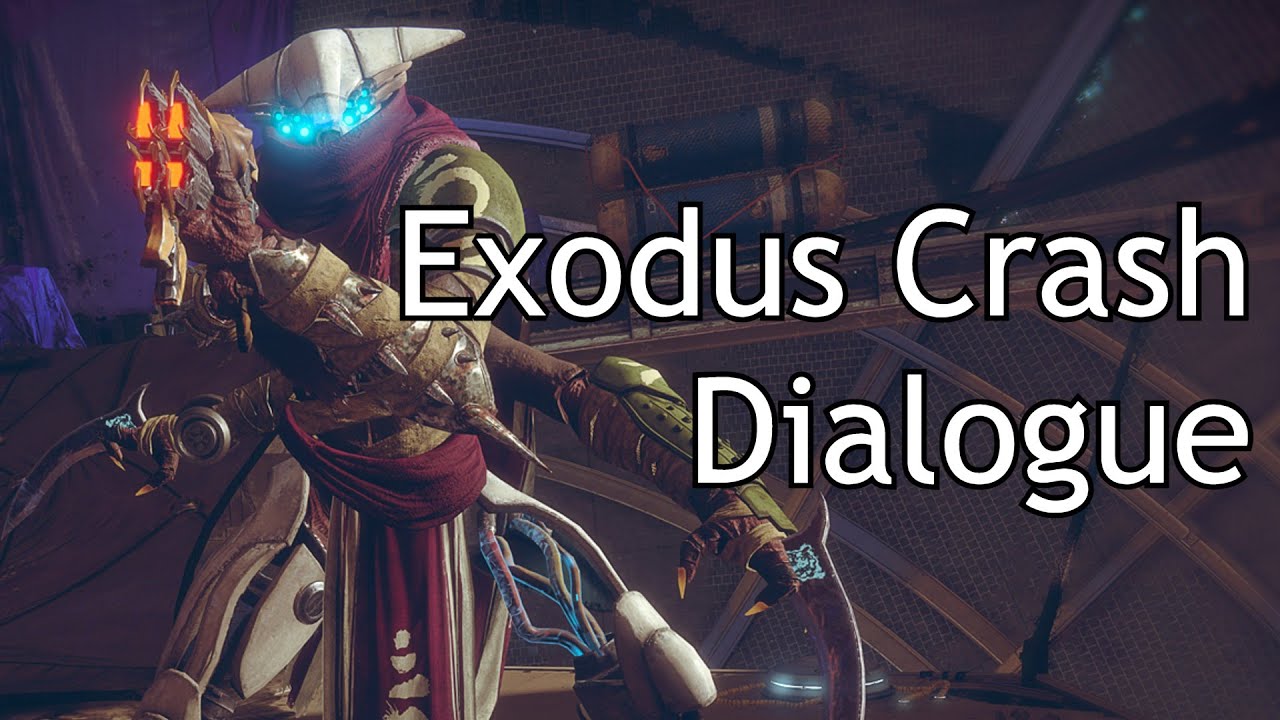 Destiny 2 - Exodus Crash Dialogue - YouTube