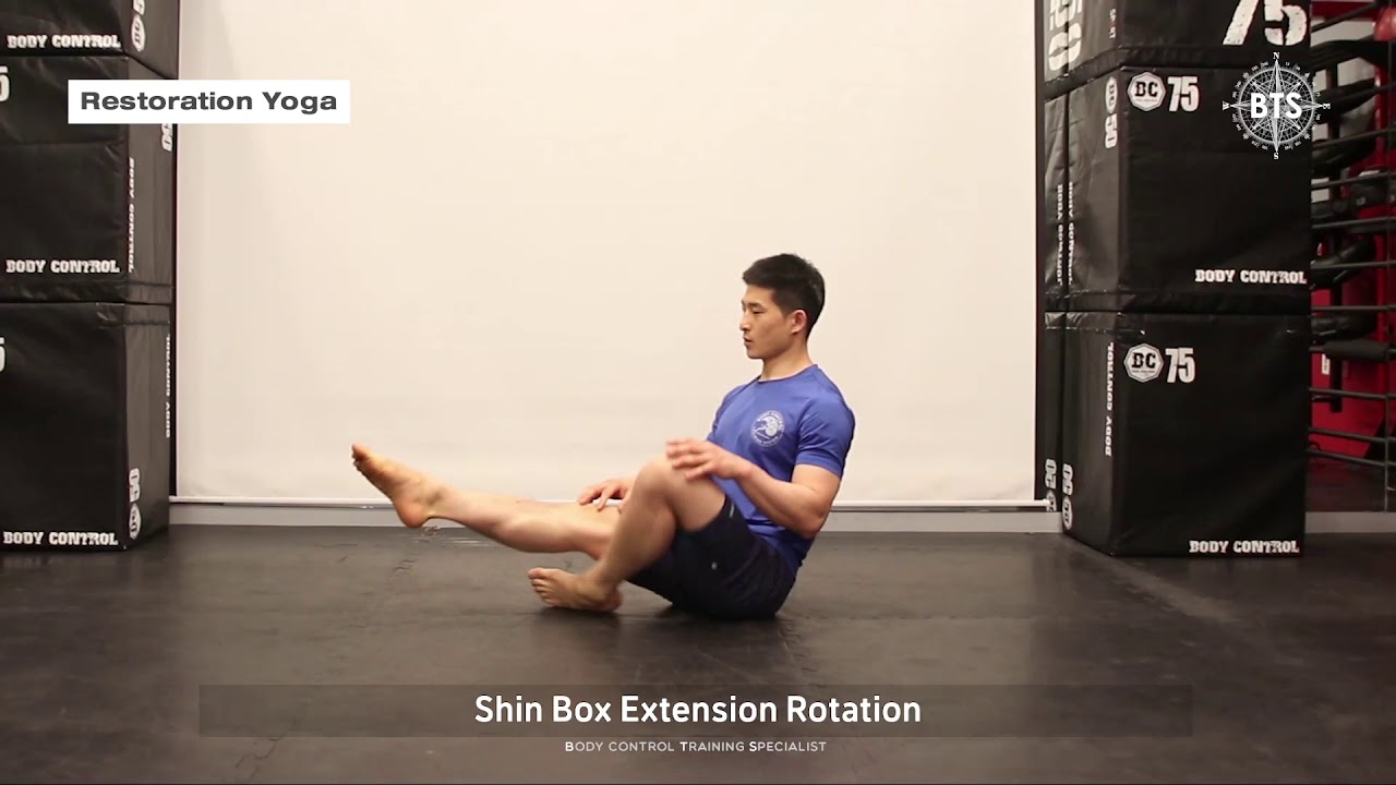 [Restoration Yoga] 회복 요가 Shin Box Extension Rotation - YouTube