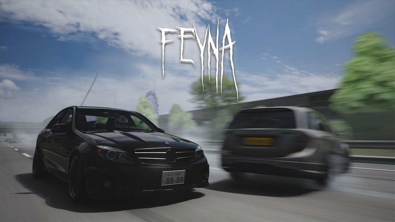 feyna c63 amg run... - YouTube
