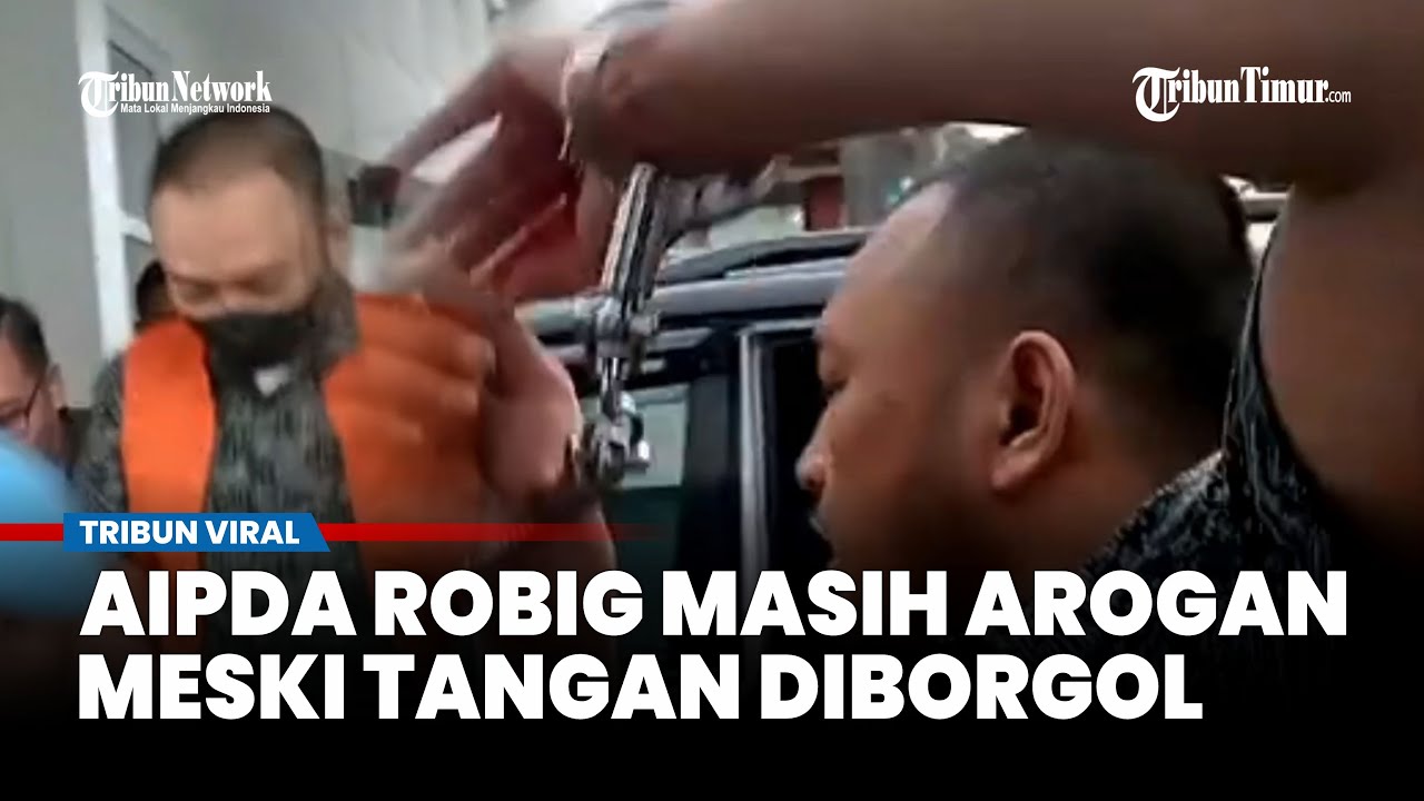 Viral Gaya Jalan Arogan Aipda Robig Zaenudin saat Turun dari Mobil ...
