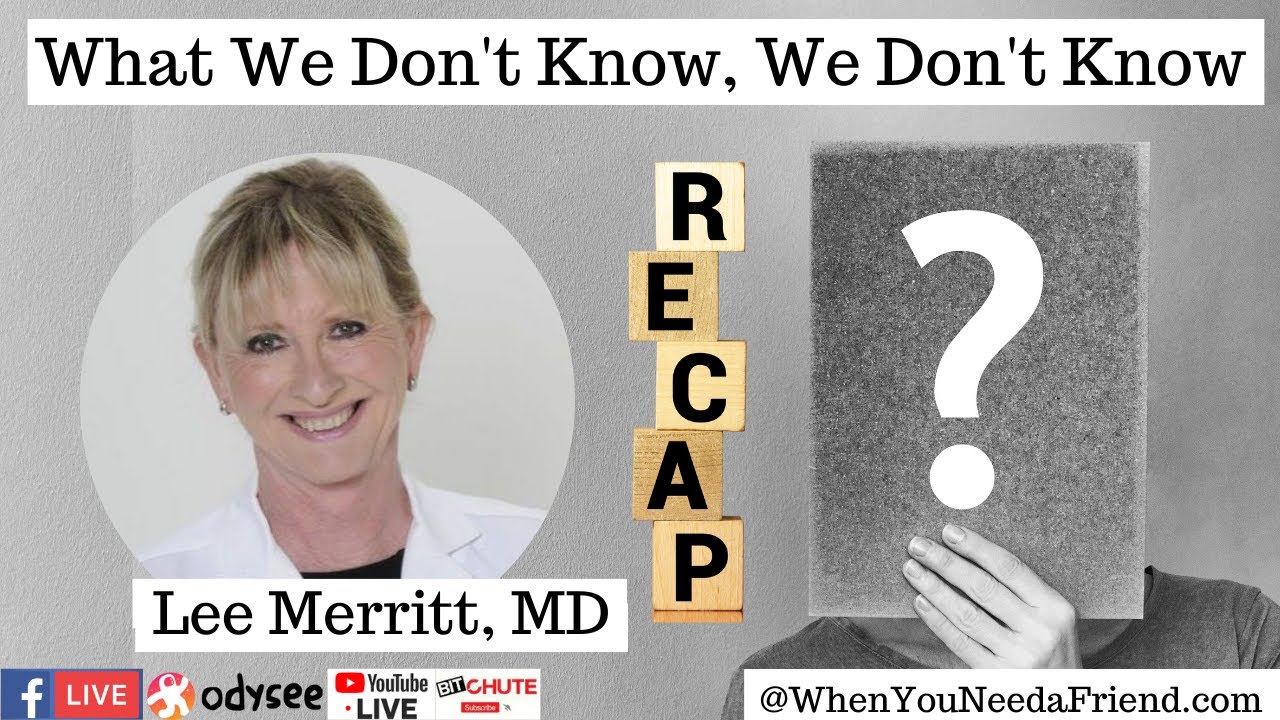 Lee Merritt, MD, What We Need To Know RECAP - YouTube