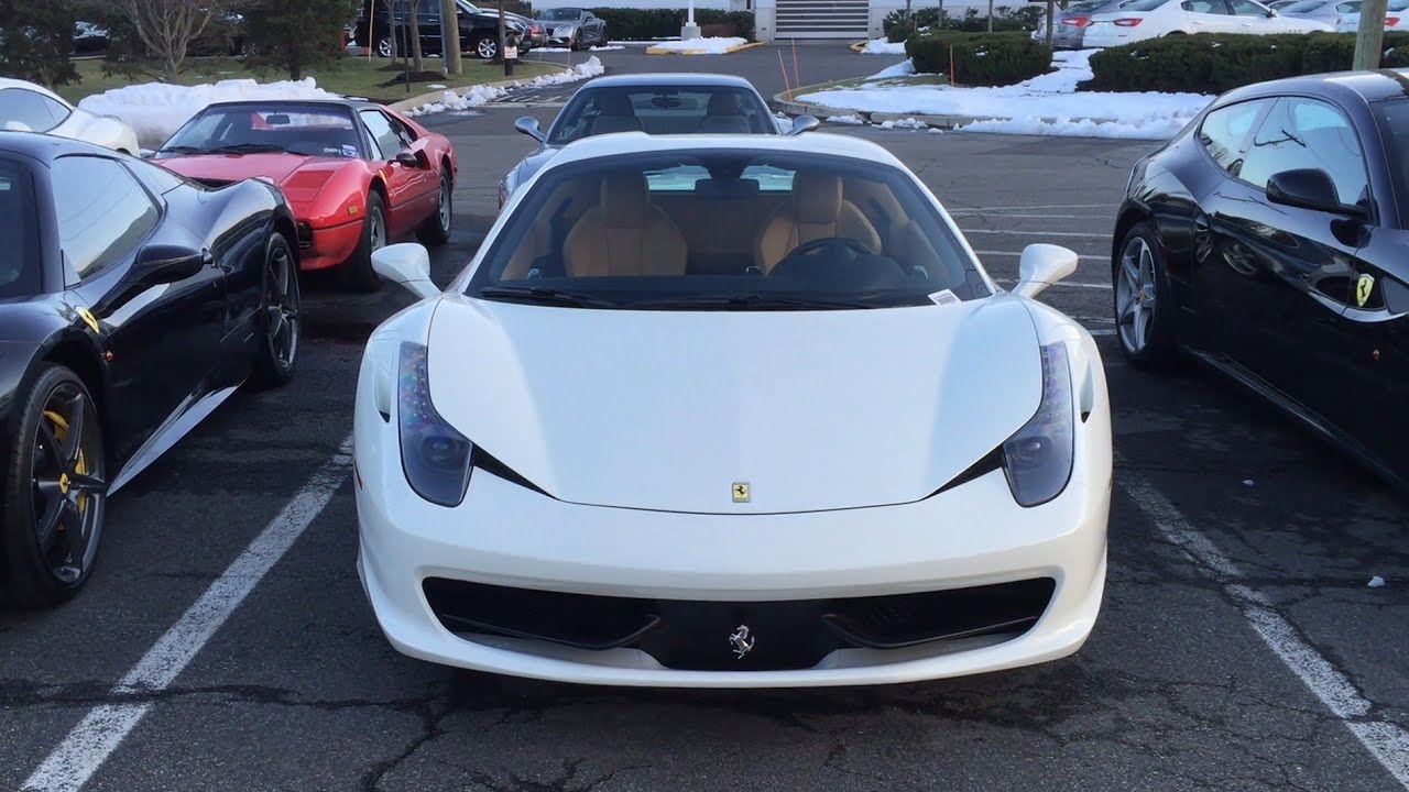 WHITE FERRARI 458 ITALIA AT FERRARI OF CENTRAL NEW JERSEY (EDISON NJ ...