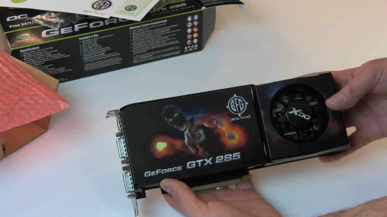 A Trio Of GeForce GTX 285 Graphics Cards Unboxed - HotHardware - YouTube