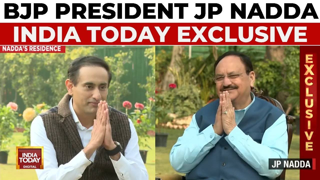 BJP President JP Nadda Exclusive | Can BJP Stage A Comeback? | Delhi ...