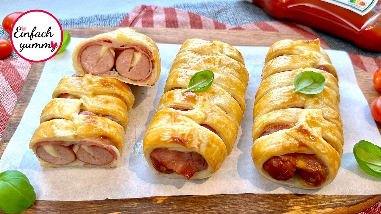 Double Hot Dogs 🌭🌭 tolles Fingerfood ganz ohne Thermomix® 😉 - YouTube