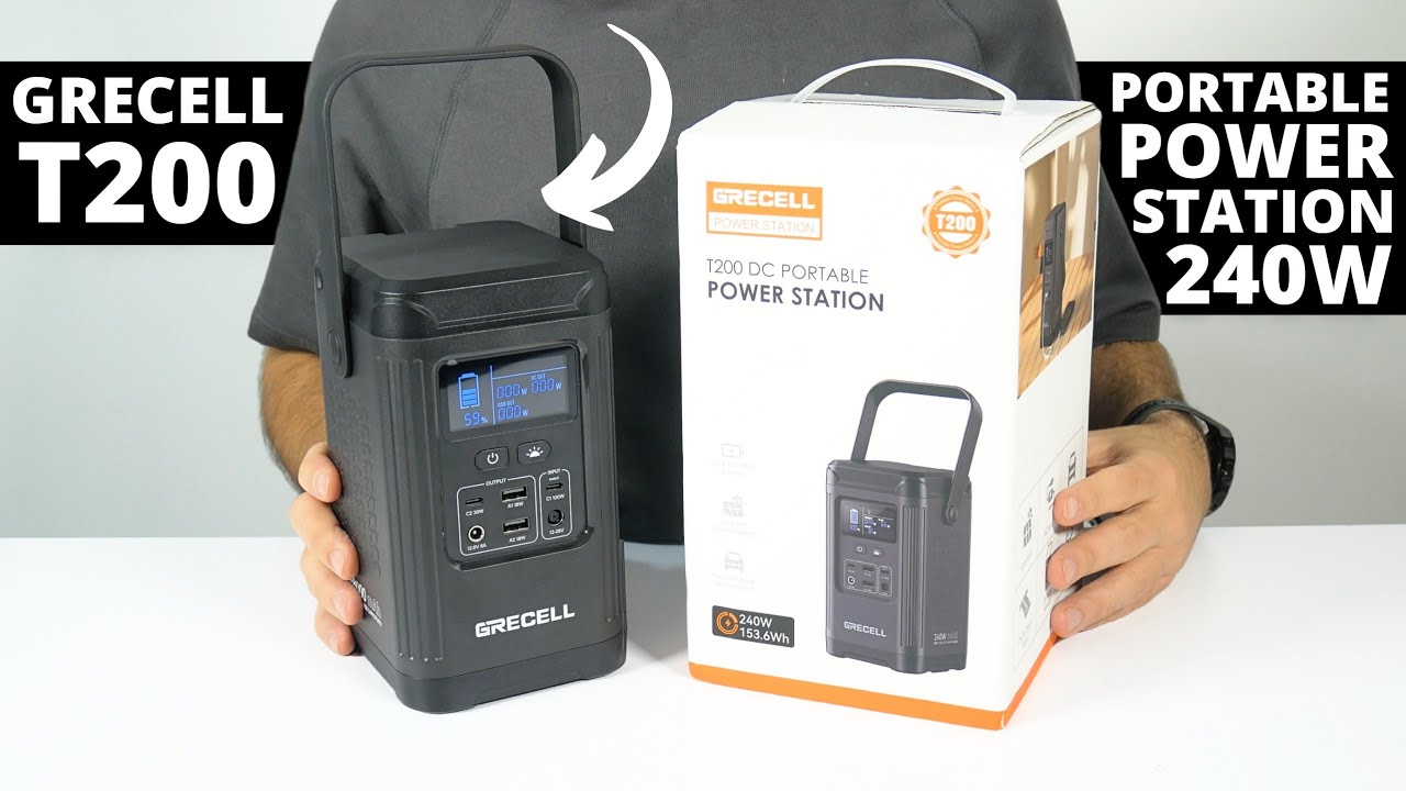 GRECELL T200 REVIEW: Is 240W Enough for Travel & Camping Gear? - YouTube