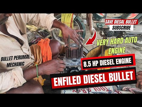 Royal Enfield Diesel Bullet 🌀8.5 HP🌀 Engine Restore - YouTube