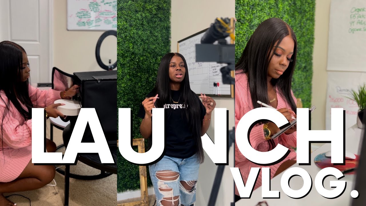 VLOG: LAUNCHING A NEW BUSINESS: Pre-Launch Content, Running Ads, Email ...