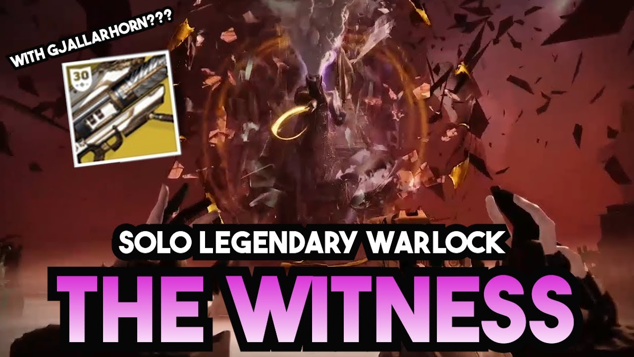 How To Beat The Witness - Solo Legendary - [Destiny 2 Final Shape ...