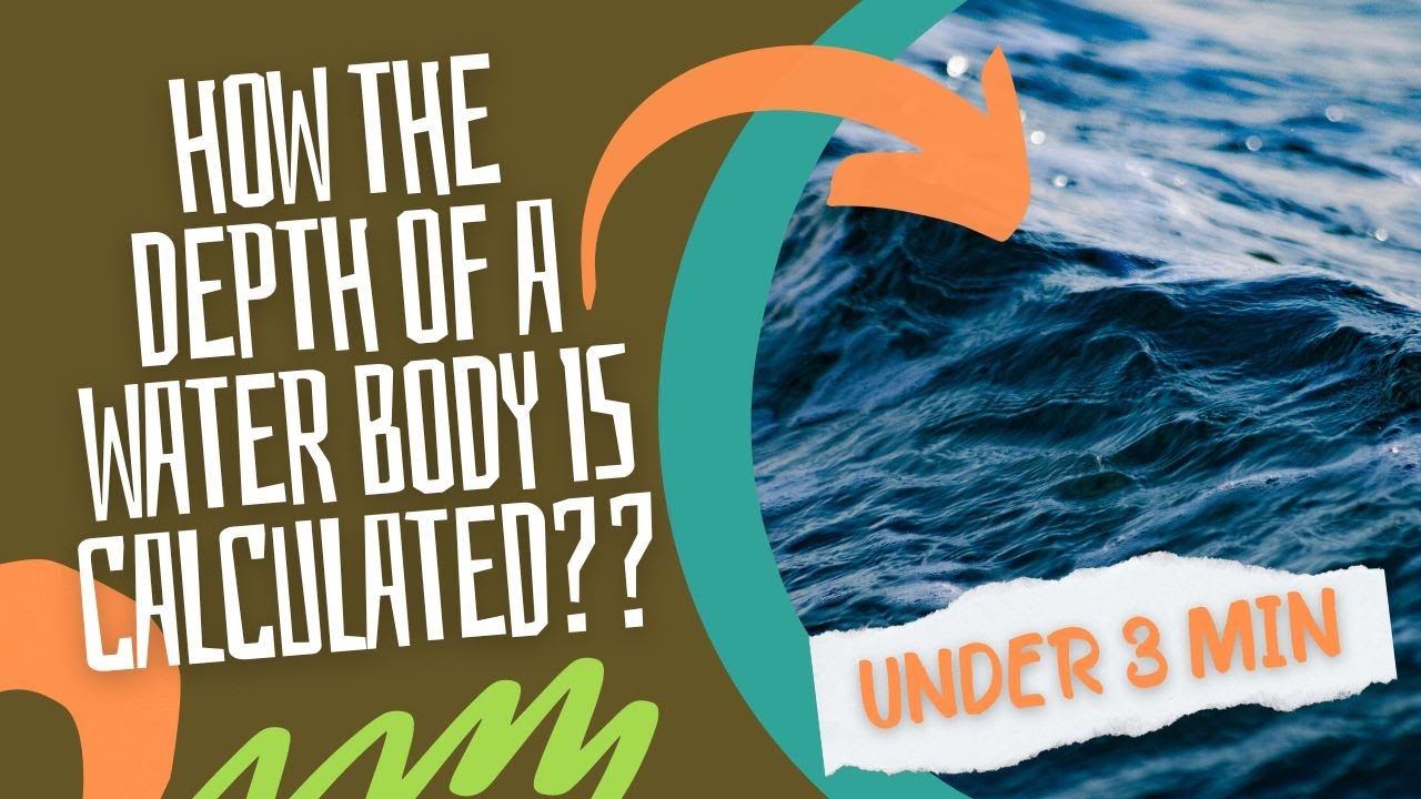 How the depth of a water body is calculated ?? || SONAR ||.#sonar - YouTube