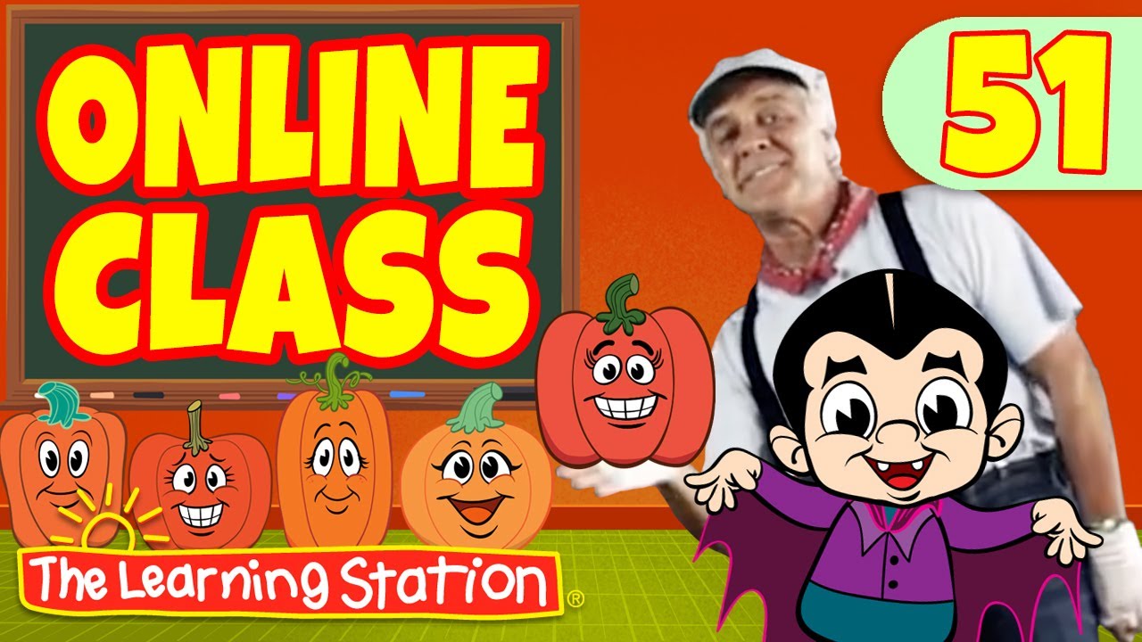 Online Kids Class #51 ♫ 10 Little Monsters ♫ Kids Songs by The Learning ...