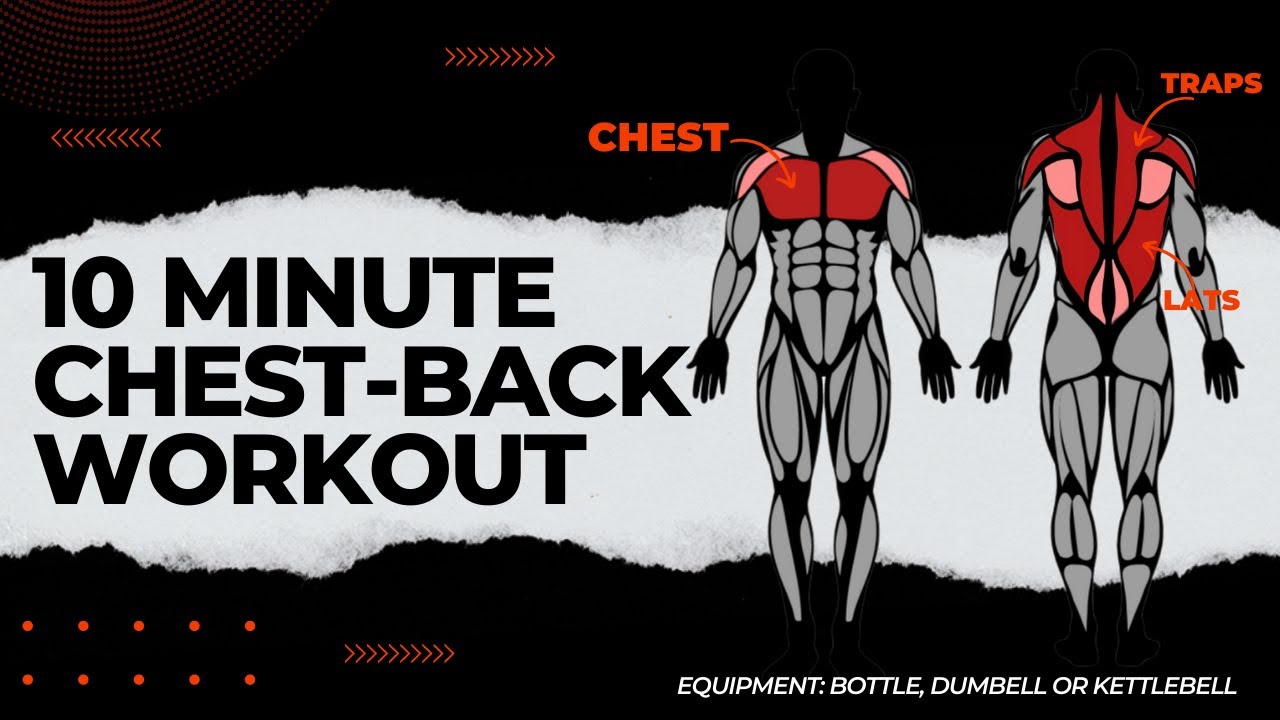 Chest and Back Workout for Beginners (AT HOME)! - YouTube