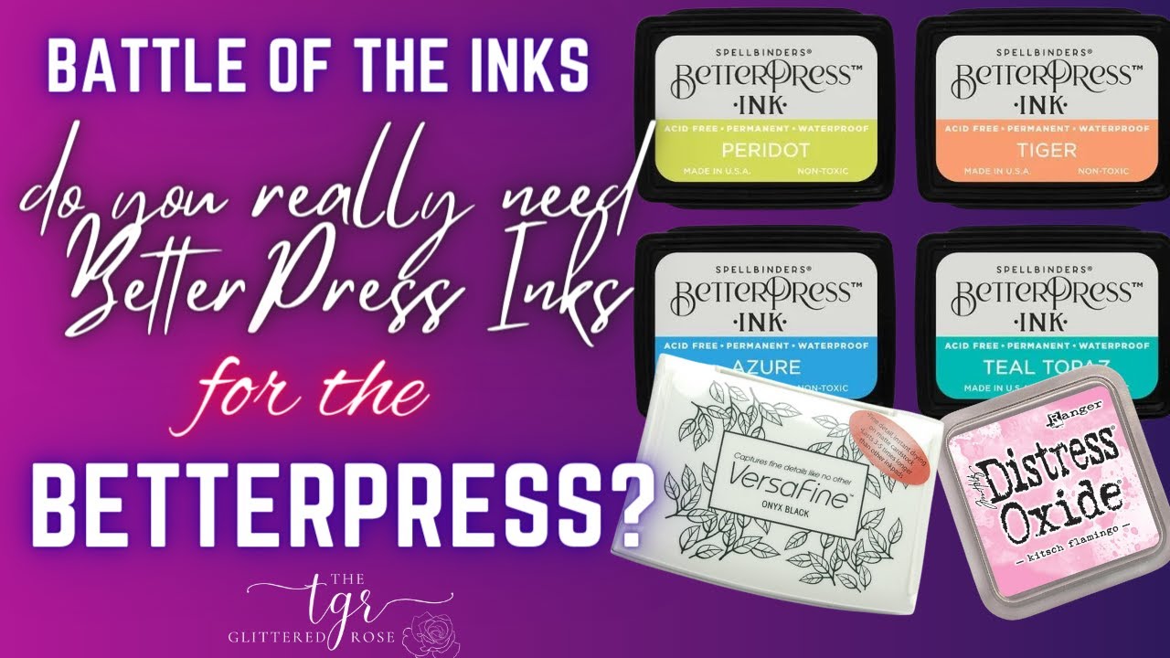 What Inks Work In The BetterPress? Can You Use Other Ink Pads? I Test ...