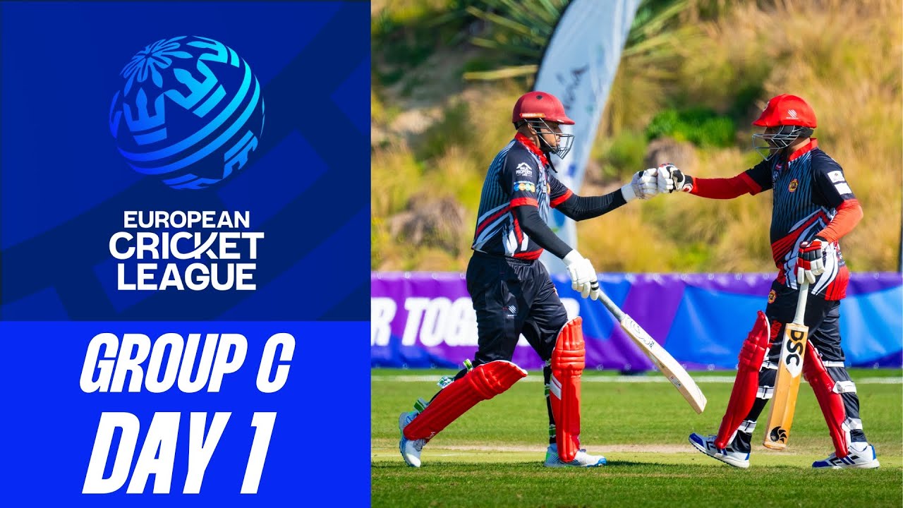 🔴 European Cricket League, 2025 | Group C, Day 1 | 2 Mar 2025 | T10 ...