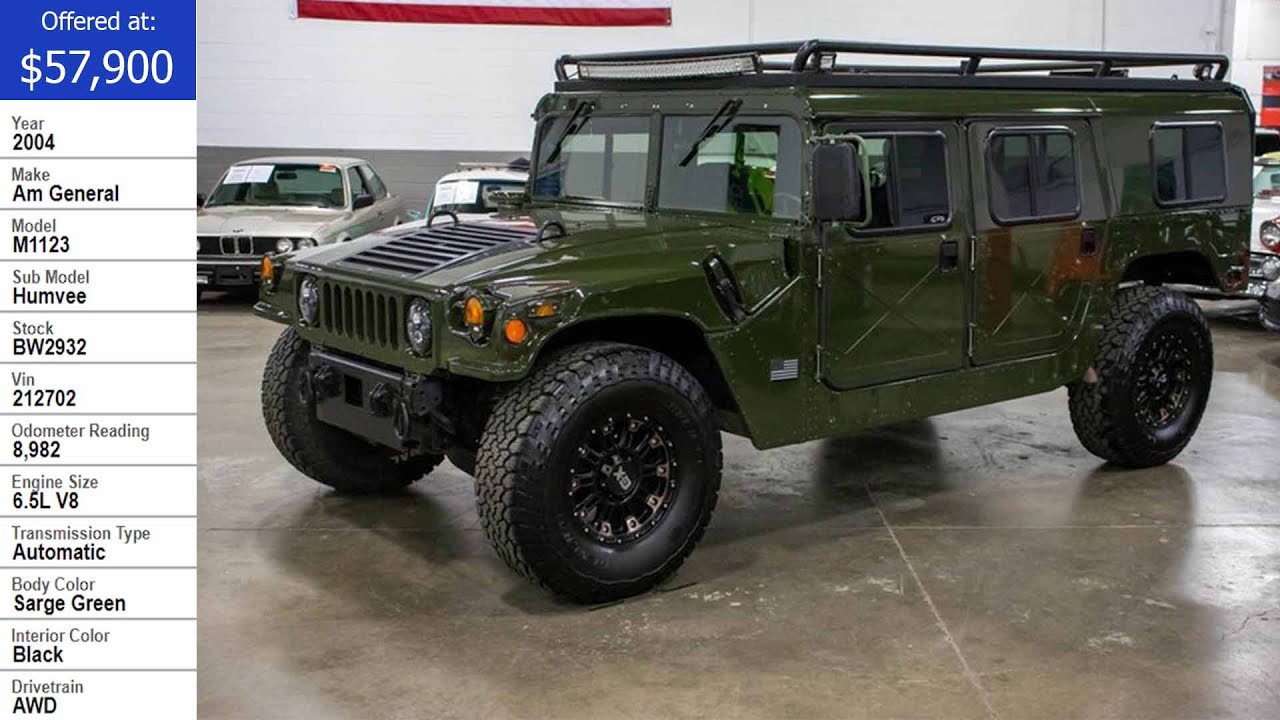 2004 Am General M1123 Humvee - YouTube