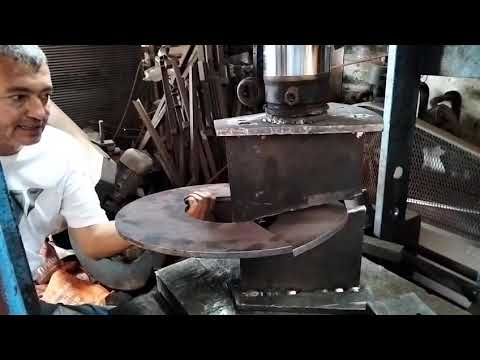 Yem karma helezon sacı nasıl bükülür basit helezon sacı bükme