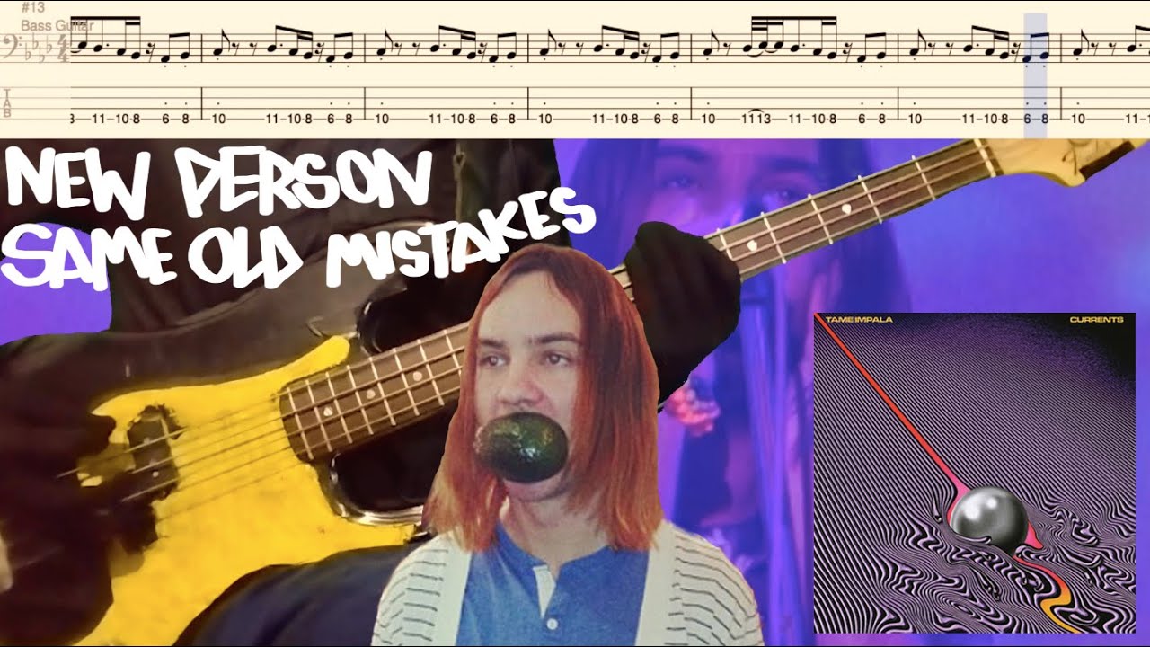 New Person Same Old Mistakes | Bass Tabs - YouTube