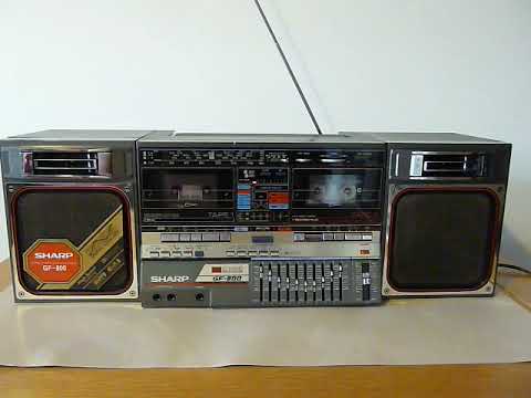Sharp GF-800 Boombox (sold) - YouTube