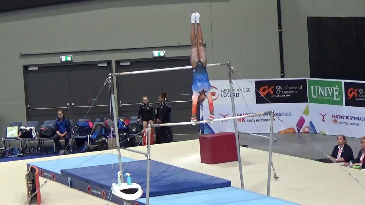 Vienne Supriana Brug NK turnen 2017 - YouTube