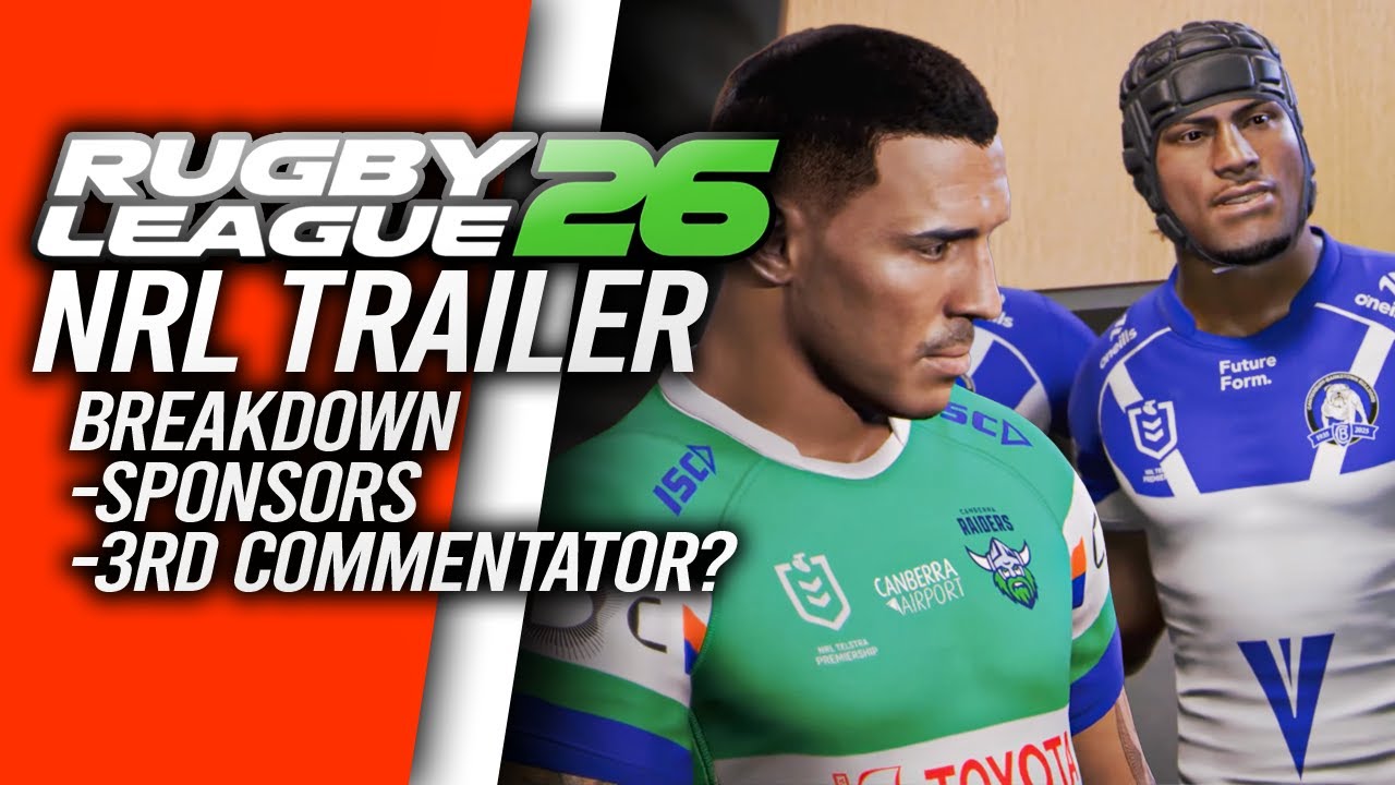 Rugby League 26 Nrl Trailer Breakdown - YouTube