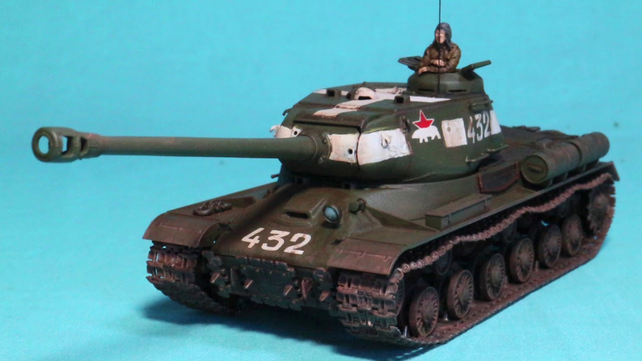 RUSSIAN HEAVY TANK JS-2 model 1944 ChKZ (TAMIYA 1:48) - YouTube