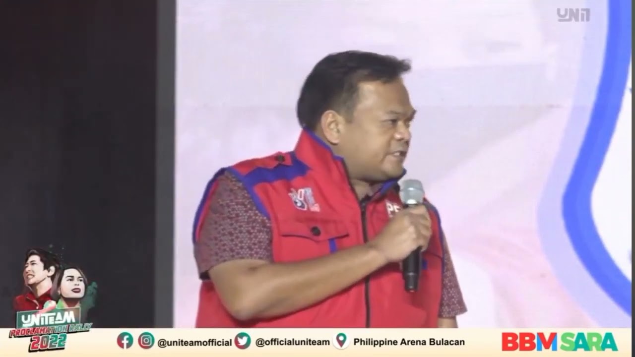 BBM PROCLAMATION RALLY (FEBRUARY 8, 2022) - UNITEAM @ PHILIPPINE ARENA ...