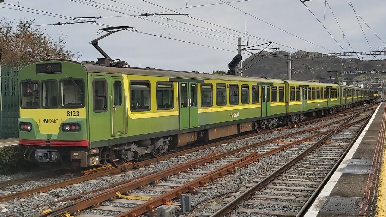 Ride onboard DART class 8100 number 8123 from Killiney To Bray - YouTube